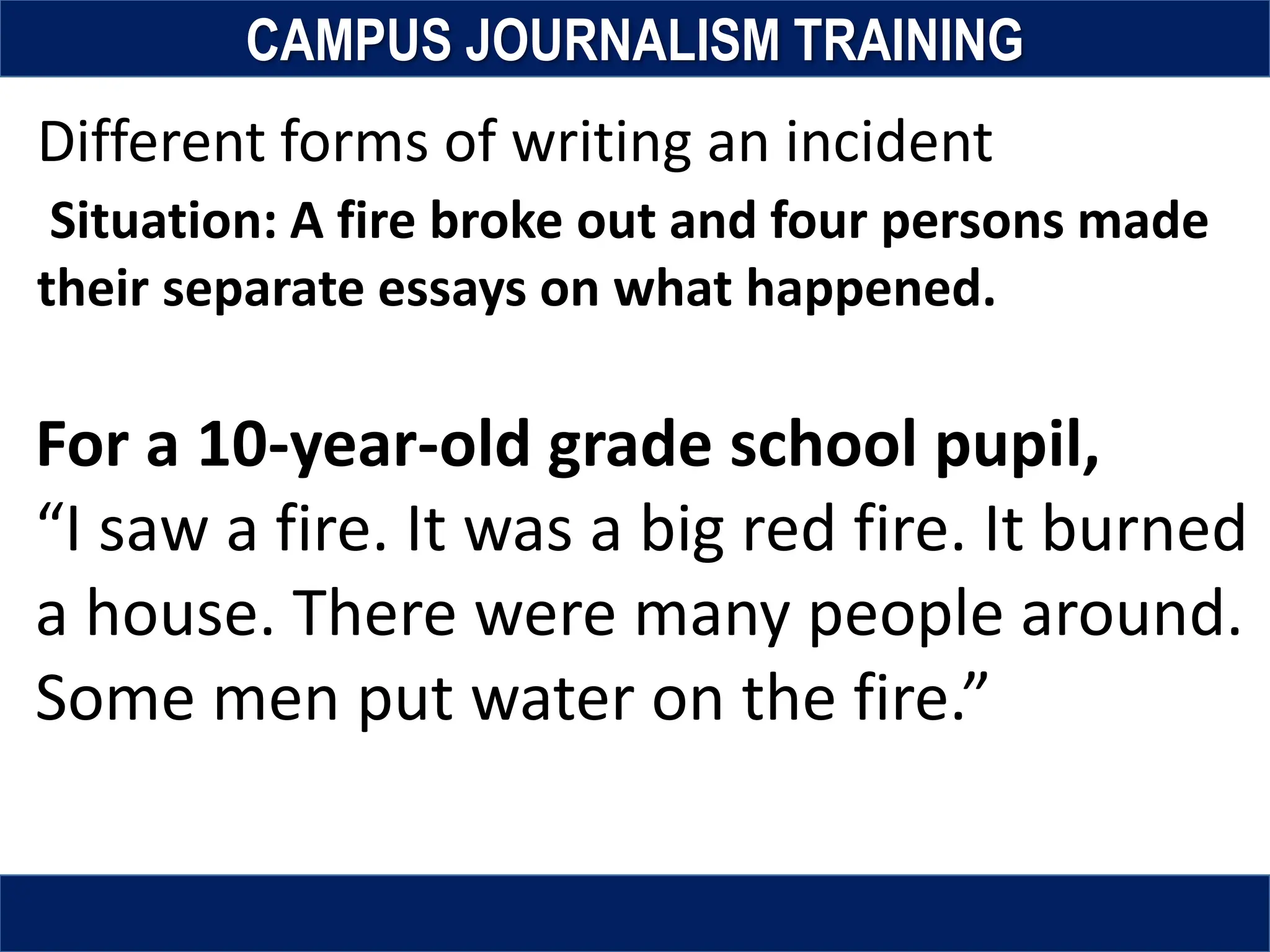 NEWSWRITING - CAMPUS JOURNALISM 101 FOR LEARNERS | PPTX