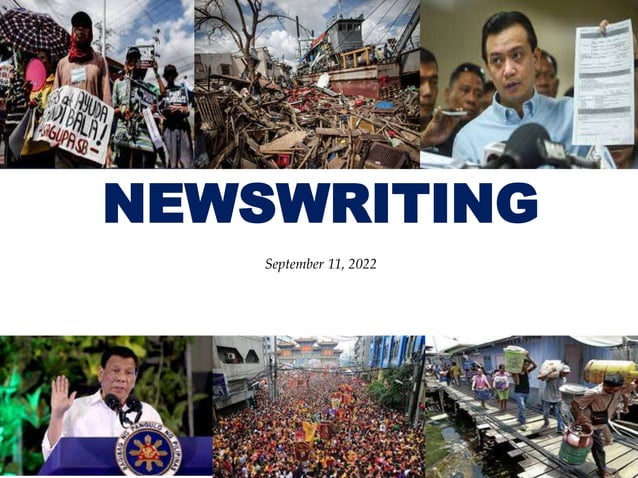 NEWSWRITING - CAMPUS JOURNALISM 101 FOR LEARNERS | PPTX