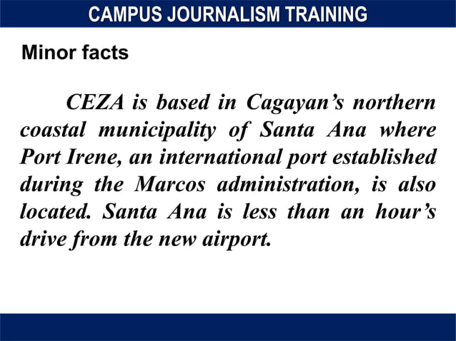 NEWSWRITING - CAMPUS JOURNALISM 101 FOR LEARNERS | PPTX