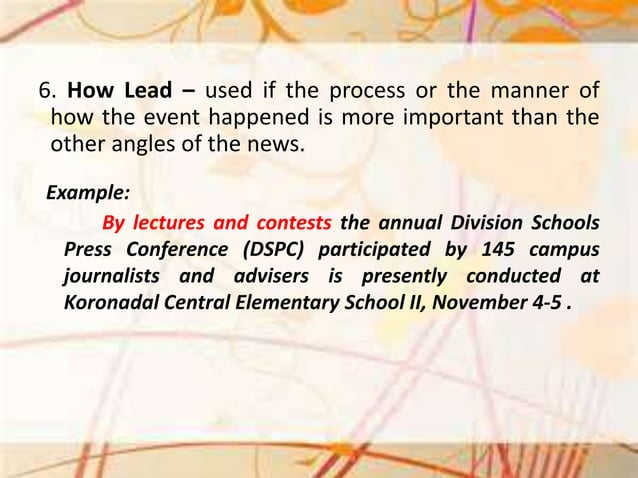 NEWSWRITING - CAMPUS JOURNALISM 101 FOR LEARNERS | PPTX