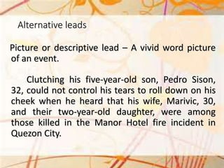 NEWSWRITING - CAMPUS JOURNALISM 101 FOR LEARNERS | PPTX