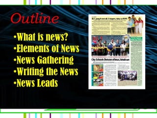 News writing | PPT