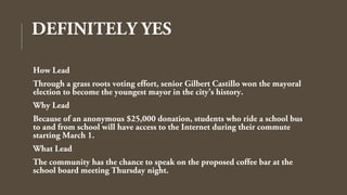 News writing 101 | PPT