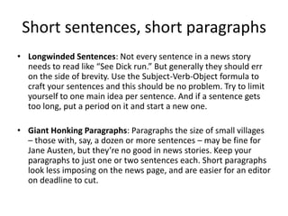 Newswriting basics | PPTX