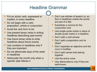 News Writing Basics | PPT
