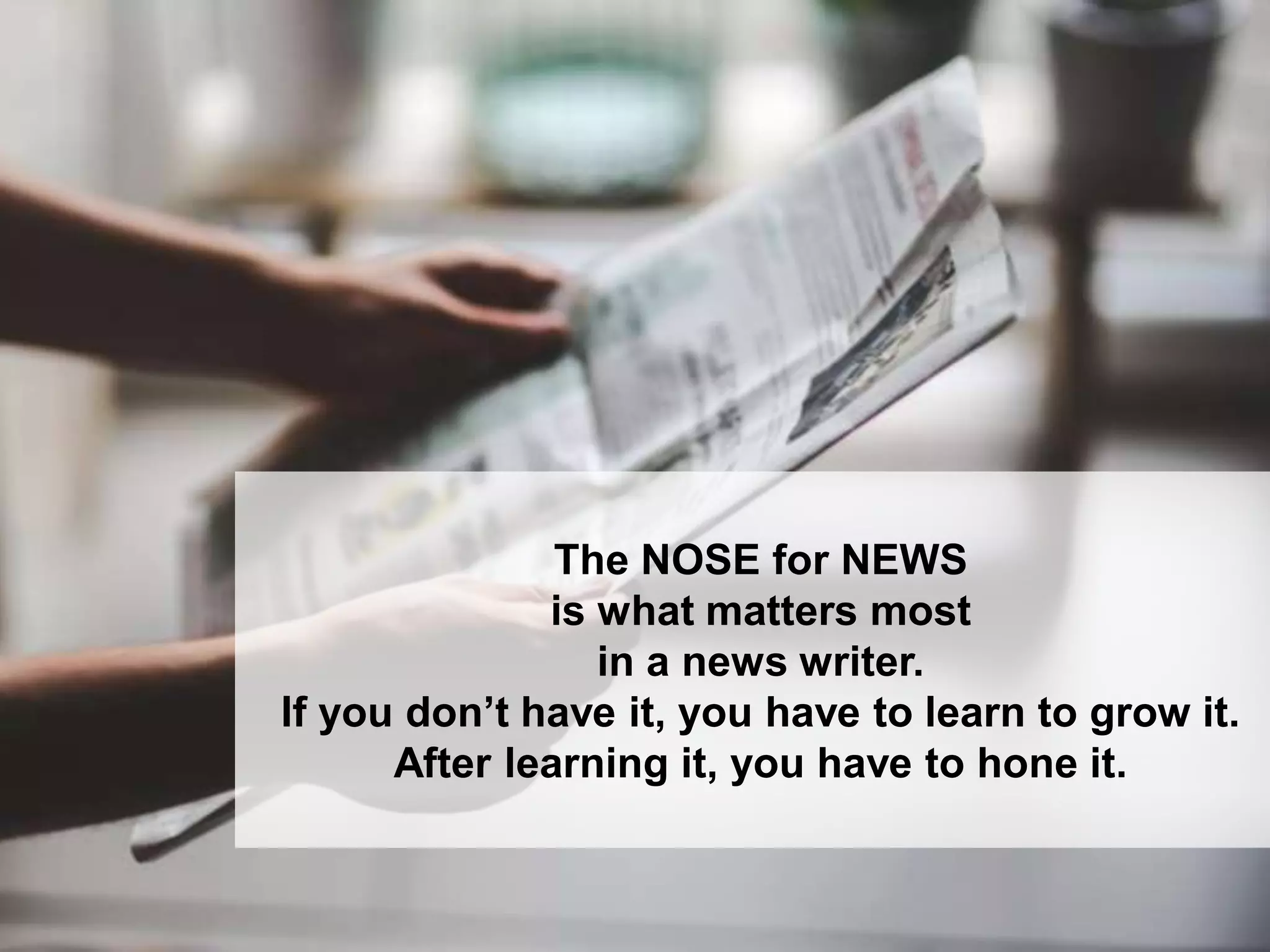 Campus Journalism 101: News Writing | PPTX