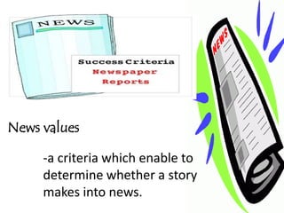 News writing presentation | PPTX