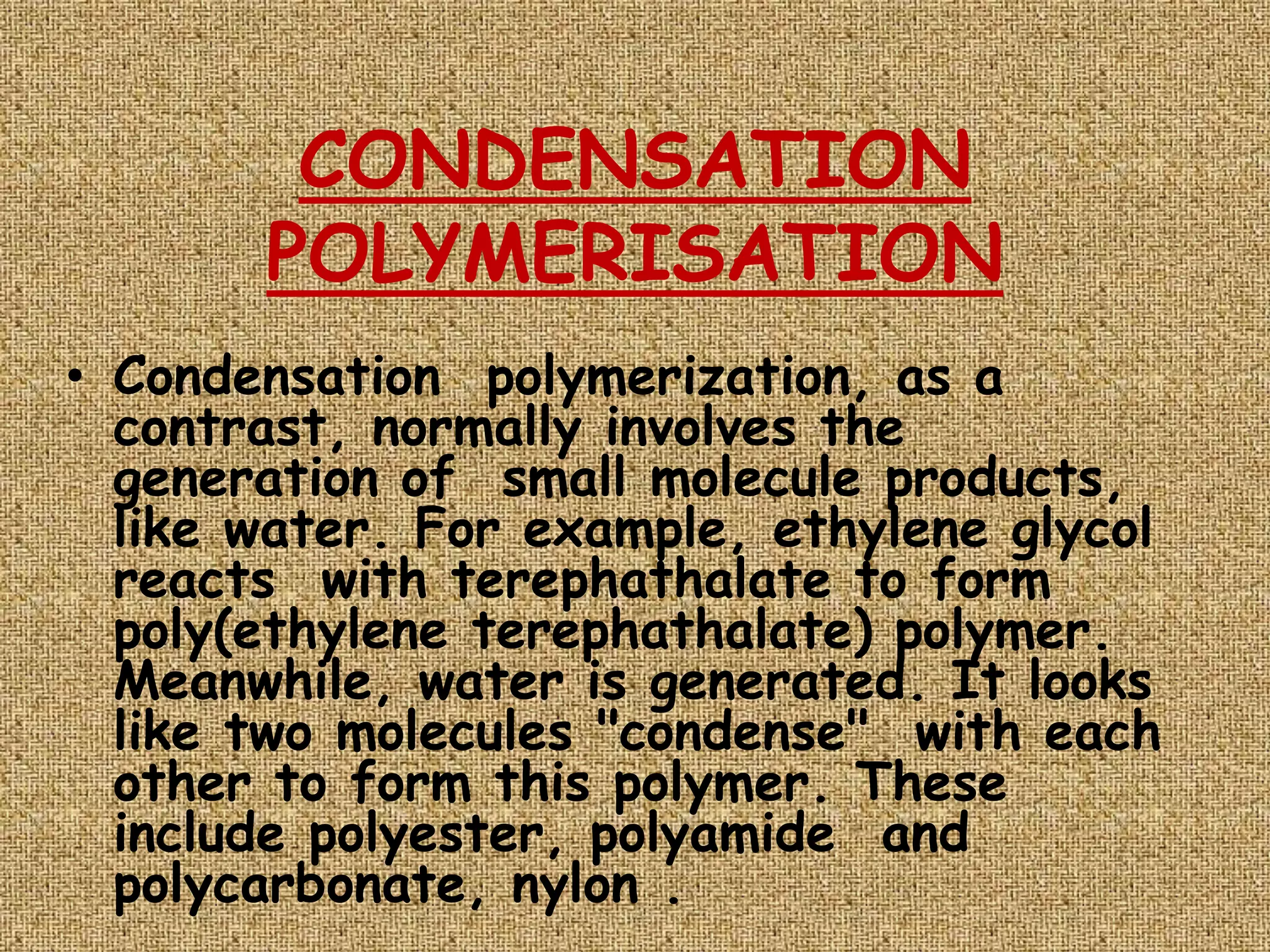 New synthetic polymer | PPTX | Chemistry | Science
