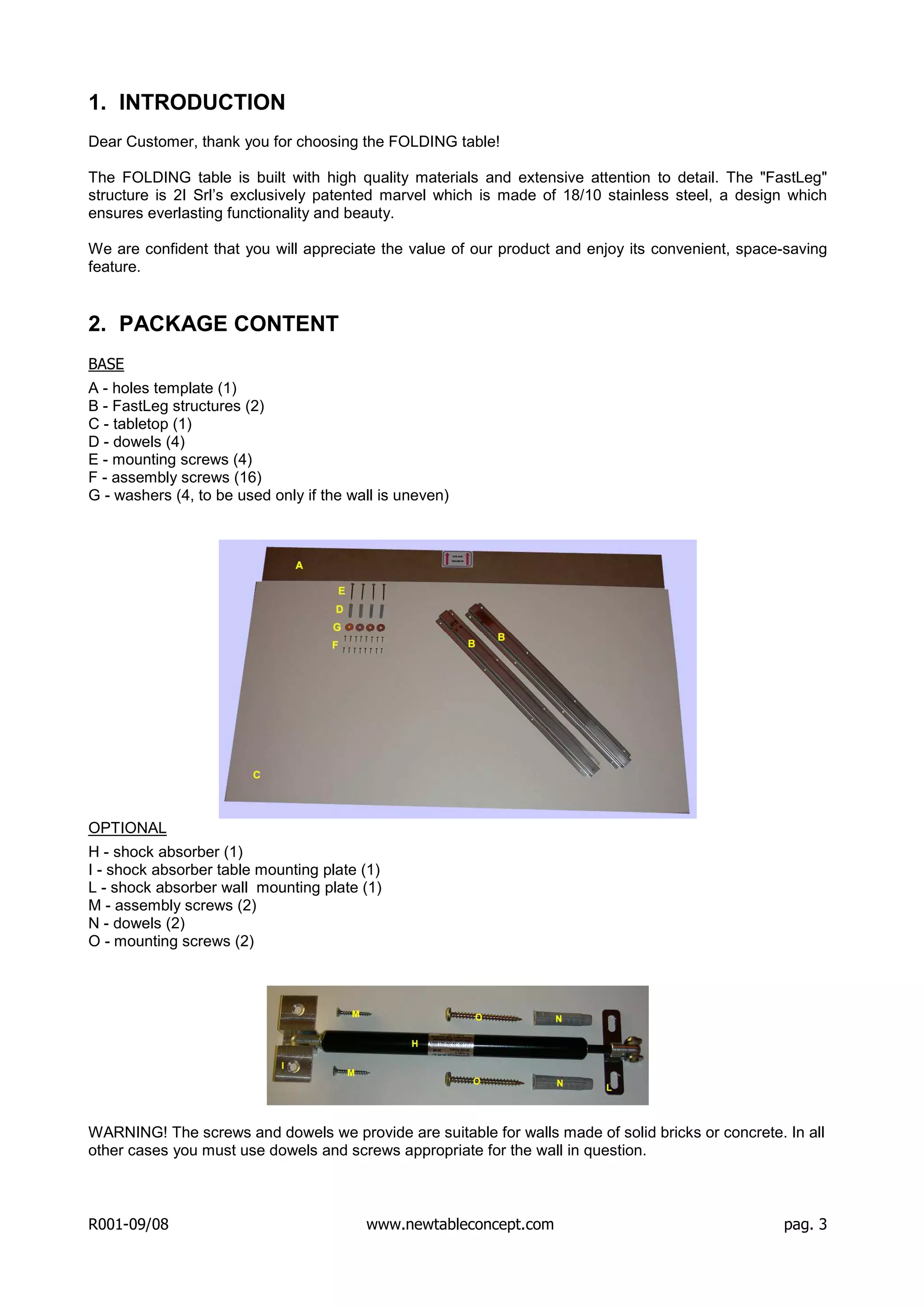 newtableconcept user manual | PDF