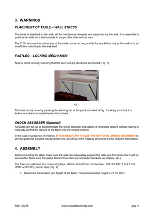 newtableconcept user manual | PDF