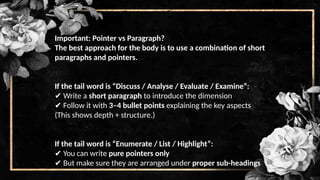 tail words for UPSC..each and every tailwords are important for answer ...