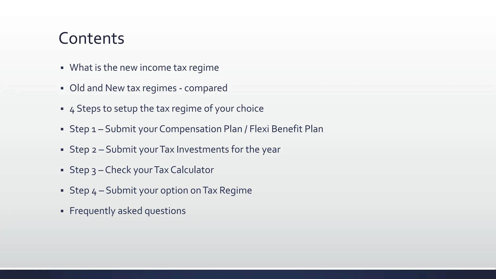 New Tax Regime User Guide Flexi Plan Revised (1).pptx