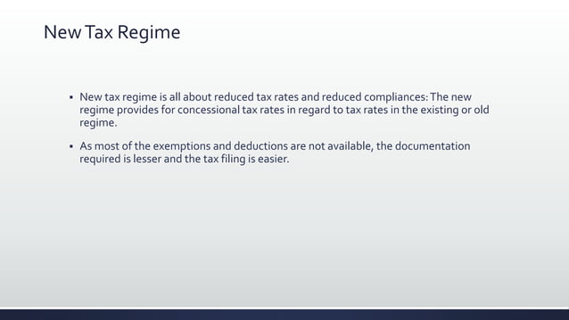 New Tax Regime User Guide Flexi Plan Revised (1).pptx | Business ...