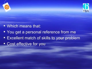 New TBA Presentation | PPT