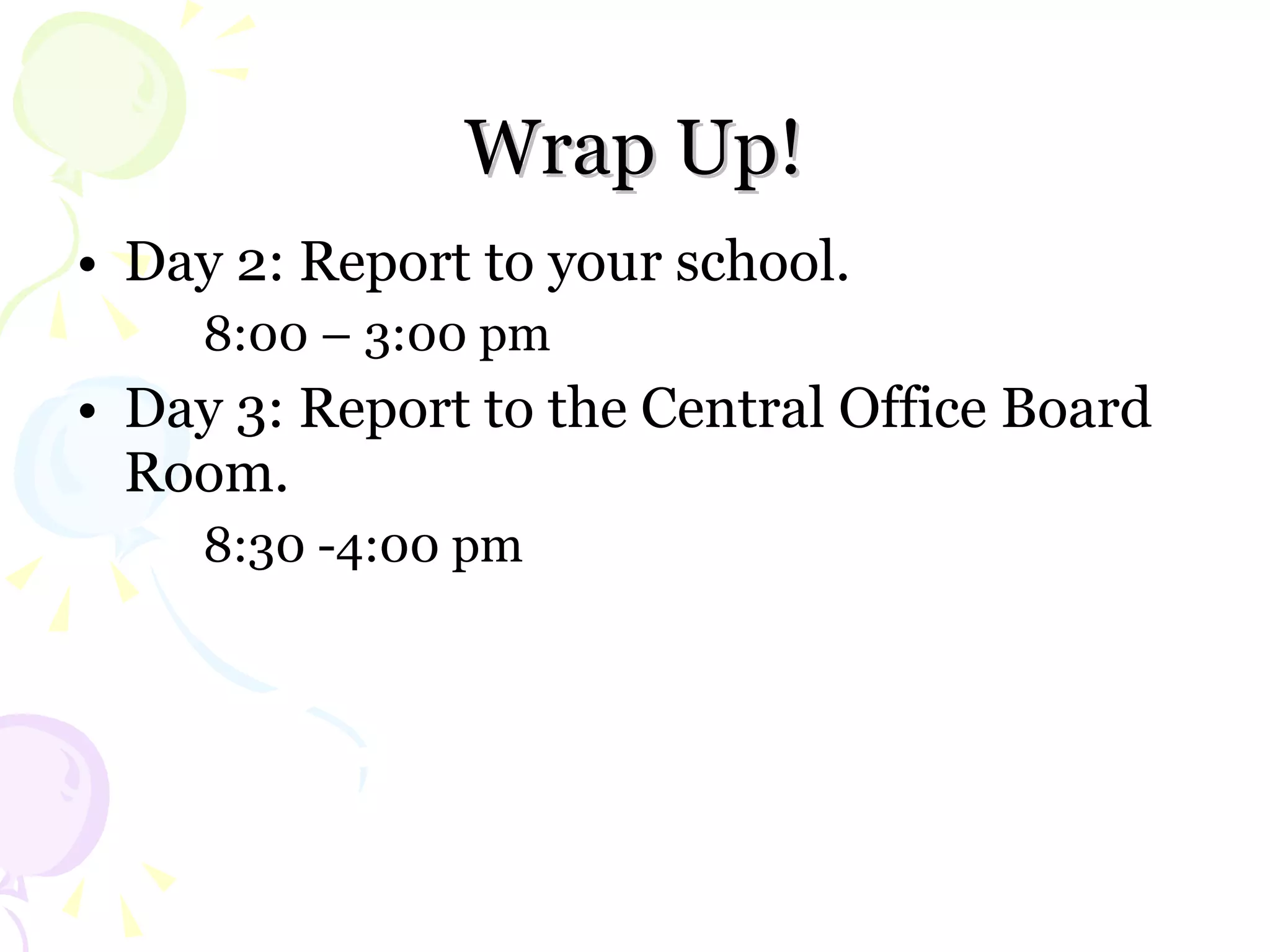 New teacher orientation ppt10 | PPT