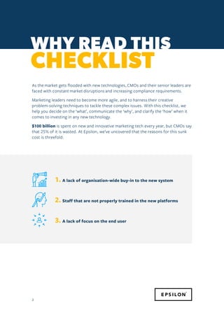 New Tech Checklist | PDF