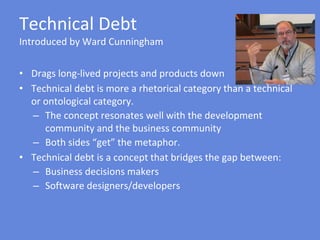 Technical debt a Business Perspective | PPTX