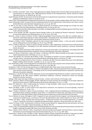 New techniques for characterising damage in rock slopes.pdf | Climbing ...