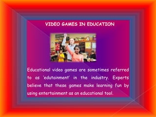 Video Games For Children's teaching English | PPT