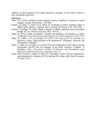 New technologies in writing instruction | DOCX