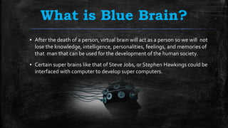 New technology blue_brain | PPTX