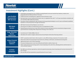 Newtek investor luncheon_12_30_14_final | PDF