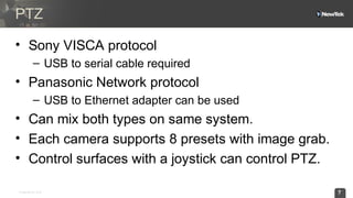 New tek tricaster Line-up by Tony | PPT