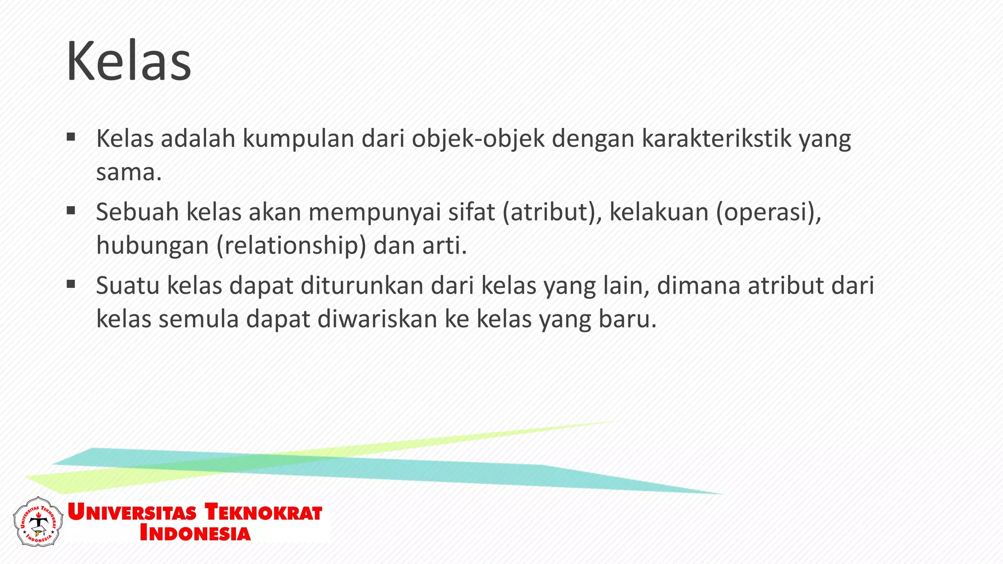 Konsep Pemrograman Berorientasi Objek dan abstraksi objek | PPT