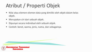 Konsep Pemrograman Berorientasi Objek dan abstraksi objek | PDF