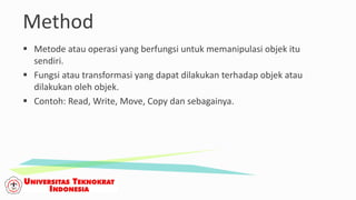 Konsep Pemrograman Berorientasi Objek dan abstraksi objek | PDF