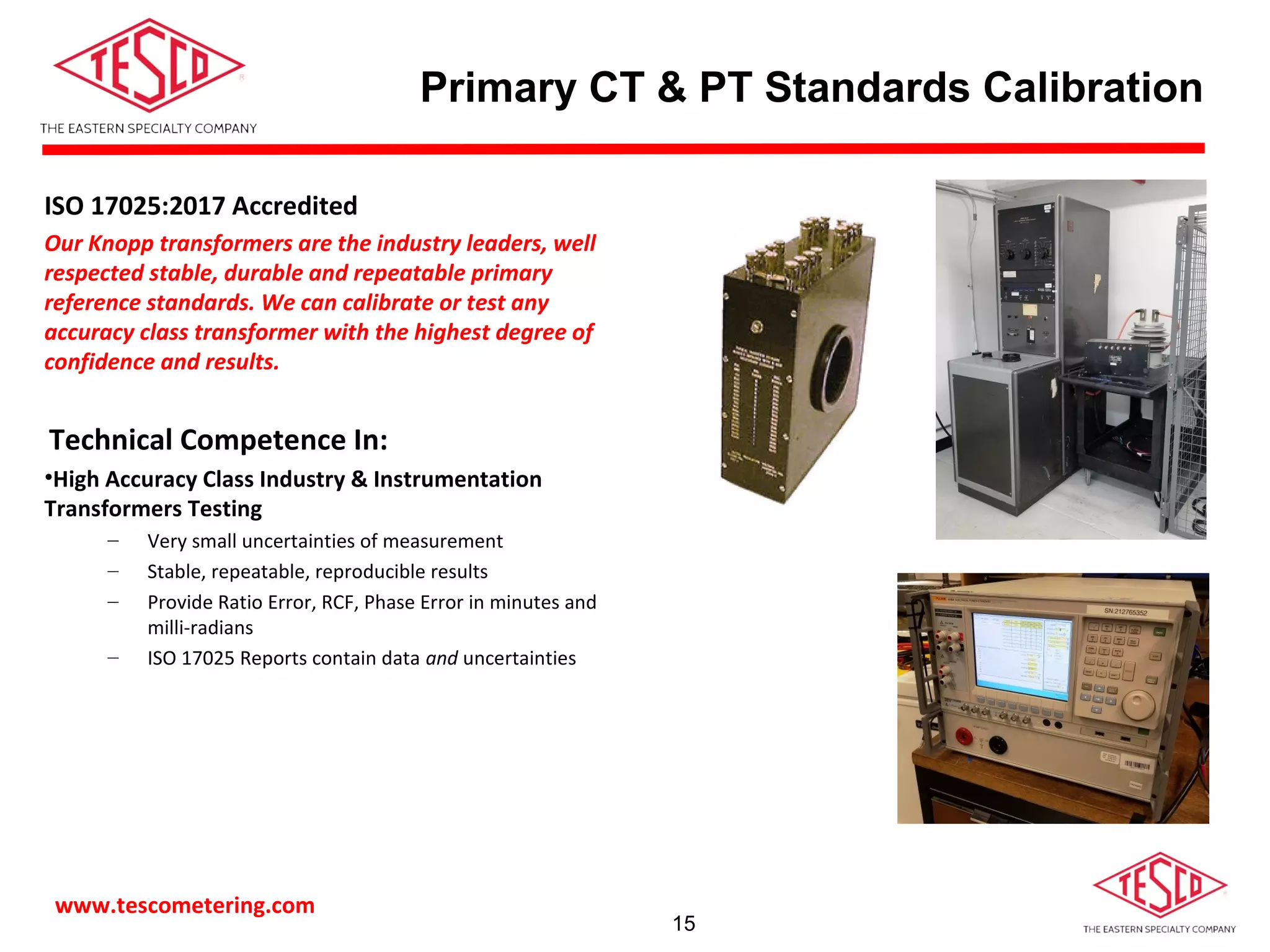 TESCO Test Equipment | PPT