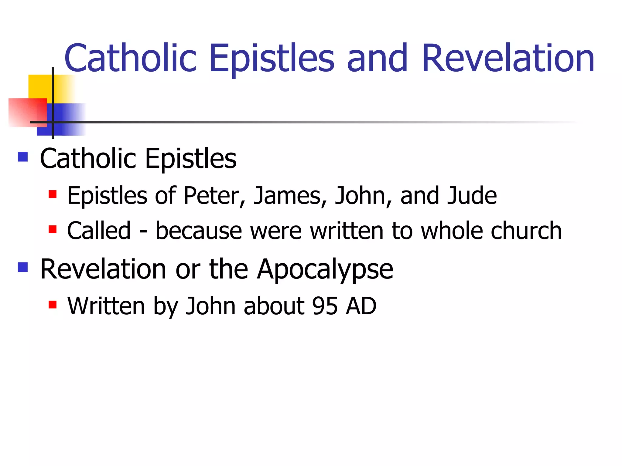 New Testament Acts Of The Apostles | PPT