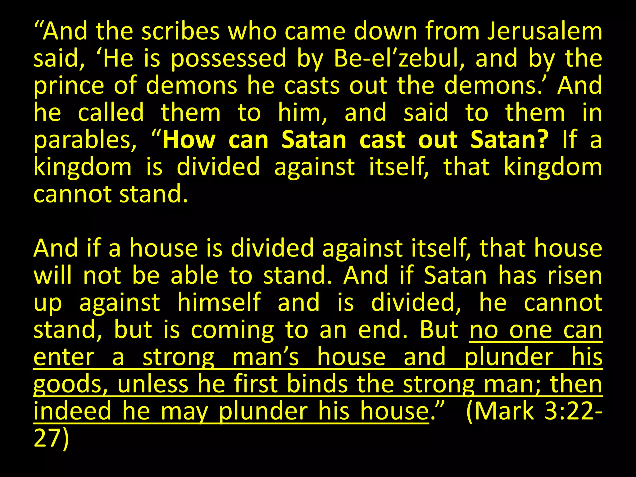 Demons & Angels in the Bible (New Testament) | PPTX