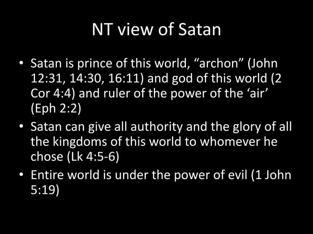 Demons & Angels in the Bible (New Testament) | PPT