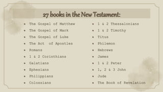 The Bible- The New Testament (Joy-joy) .pptx