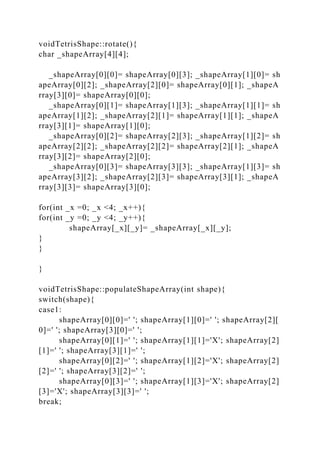 NewTetrisScore.cppNewTetrisScore.cpp newTetris.cpp Defines t.docx