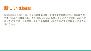 New tf.keras | PPT