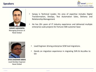 Webinar : SVN to GIT Migration | PPTX
