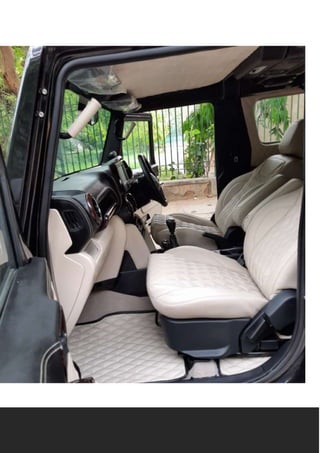 Mahindra Thar Modified Seating