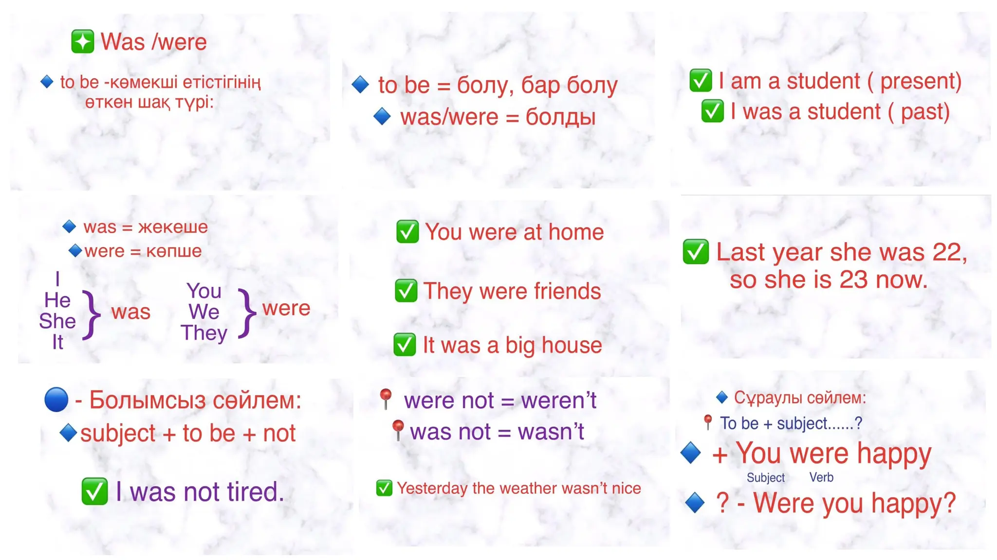 new theme grammar was were reading writing listening | PPT