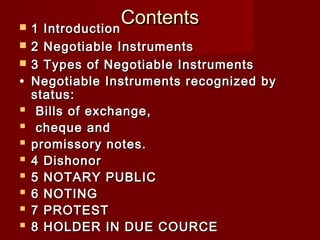 the negotiable instruments act 1881 | PPT