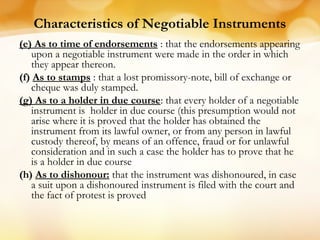 Negotiable Instruments Act 1881 | PPT