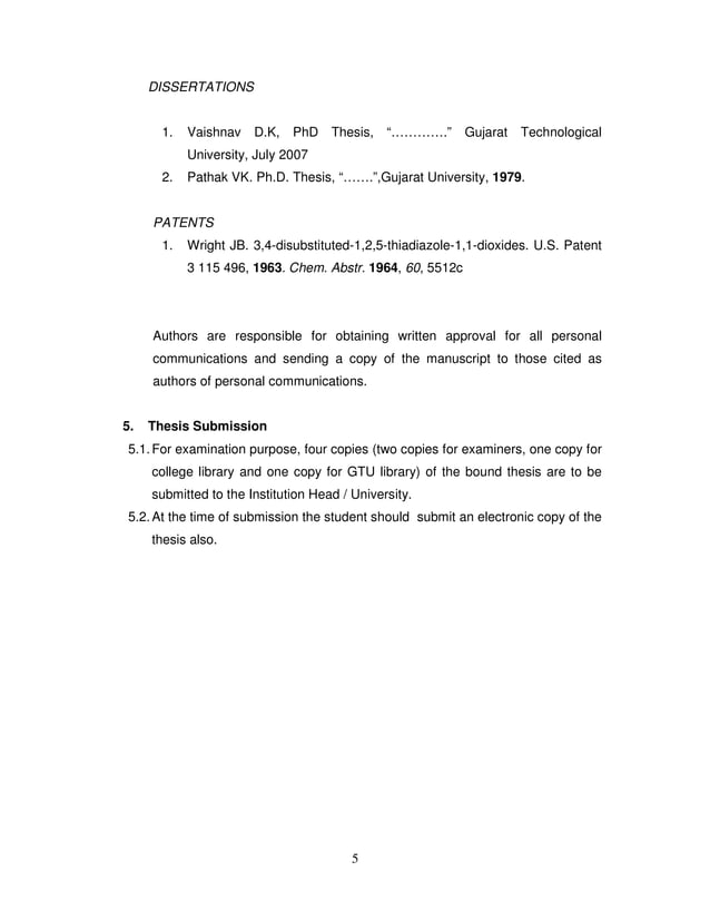 New thesis guideline | PDF