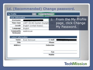 TechMission Corps Timesheet Process for Members | PPT