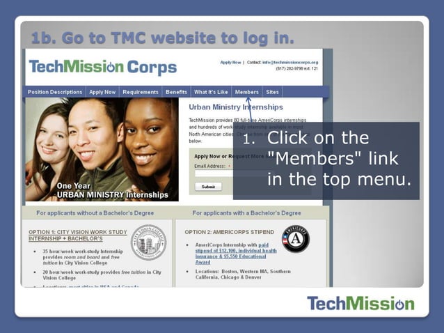 TechMission Corps Timesheet Process for Members | PPTX | Internet ...