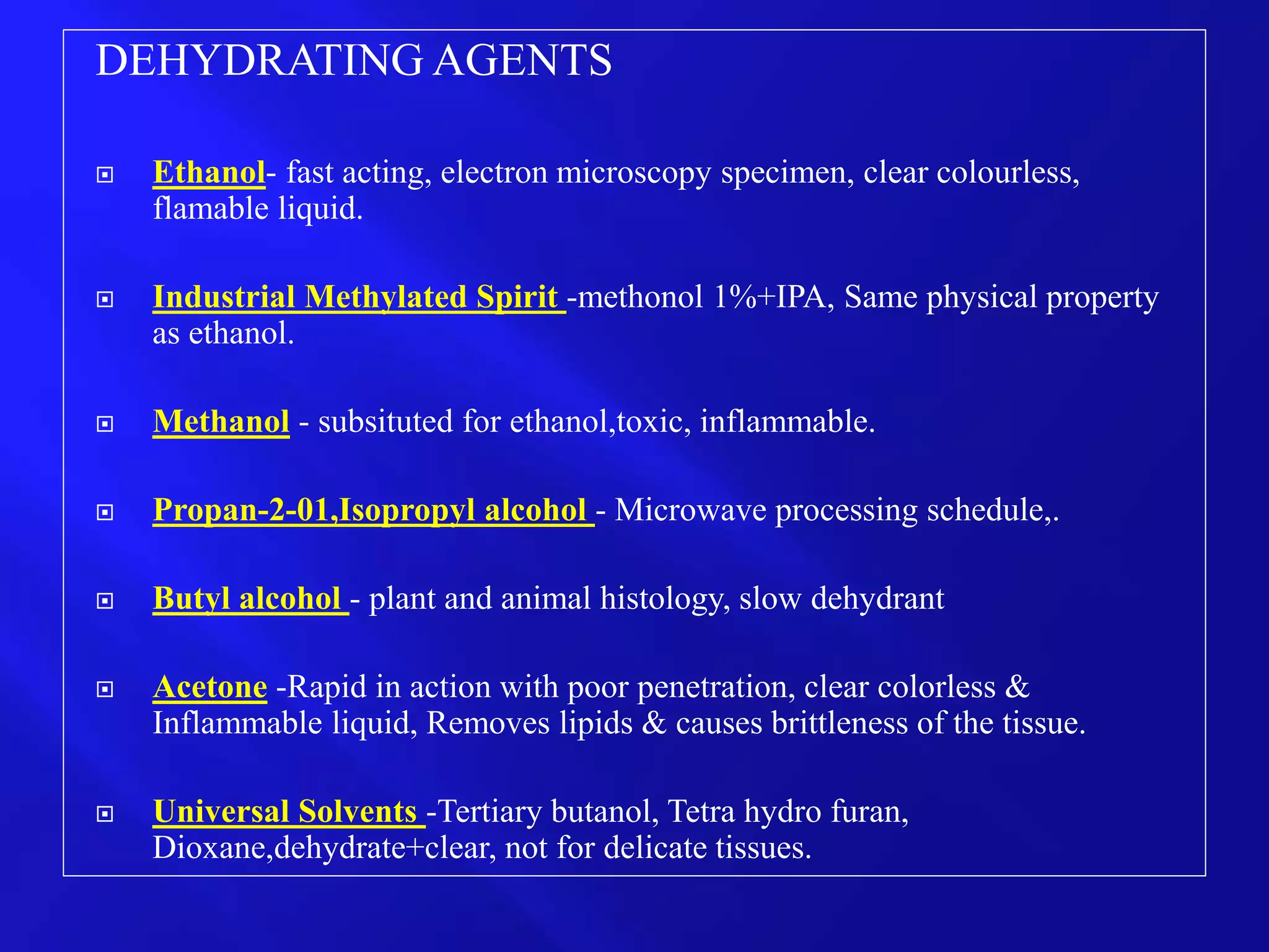 TISSUE PROCESSING SEMINAR | PPTX