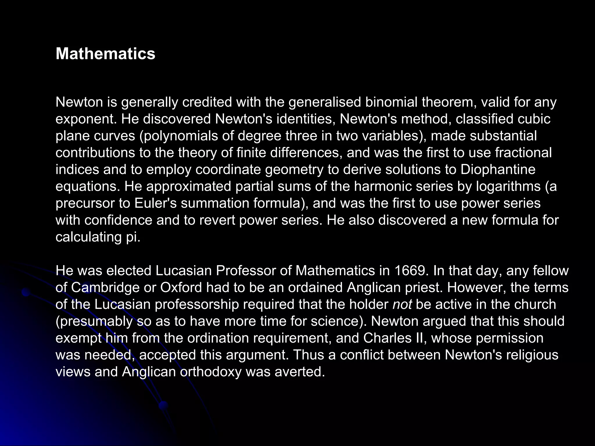 Sir Issac Newton | PPT