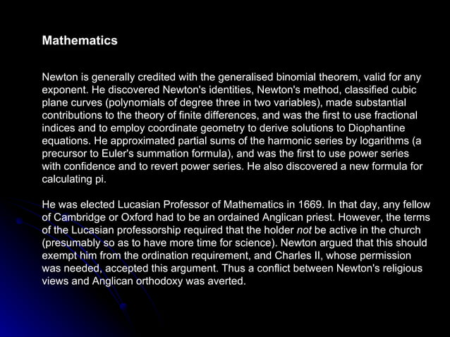 Sir Issac Newton | PPT