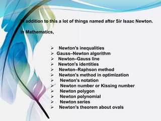 Newton | PPT