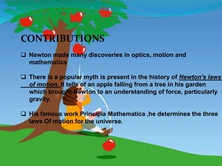 Newton | PPTX